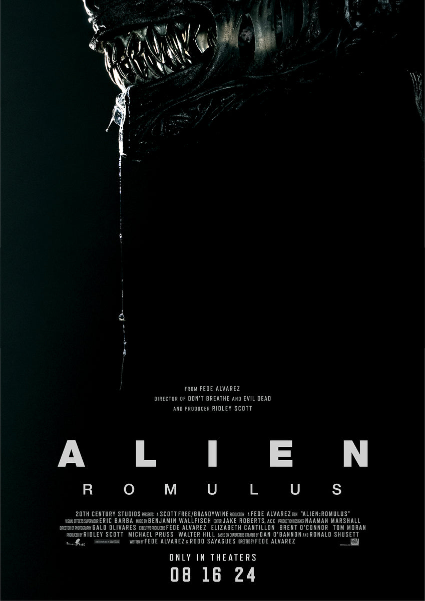 Alien Romulus 2024 Teaser Movie Poster – Blackheart Prints