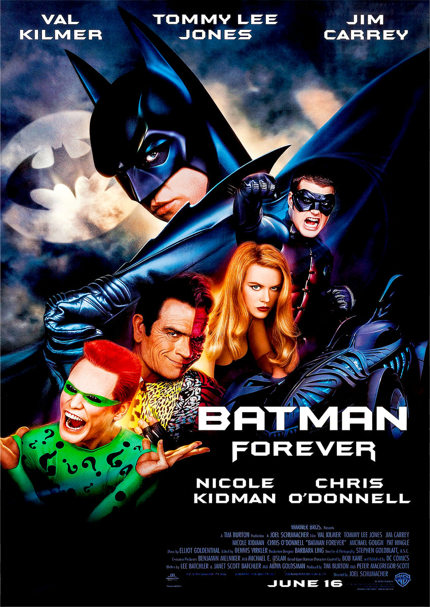 Batman Forever 1995 Movie Poster – Blackheart Prints