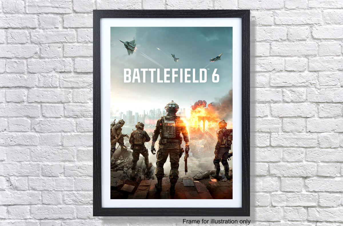 Battlefield 6 Game Poster – Blackheart Prints