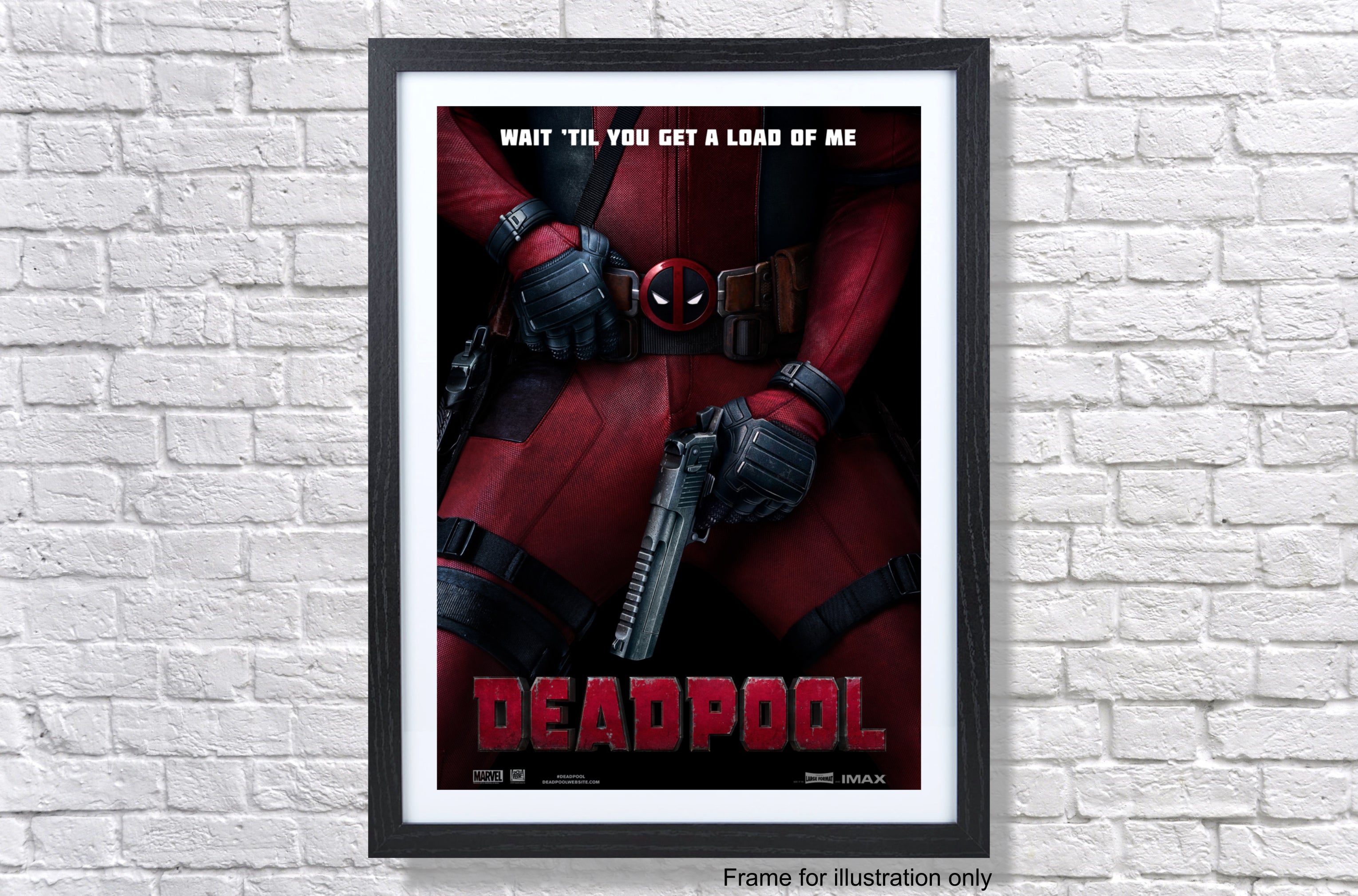 Deadpool Movie Poster Get Ready For A Load Of Deadpool In New Poster