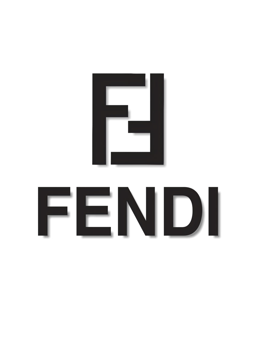 Fendi Logo Poster – Blackheart Prints