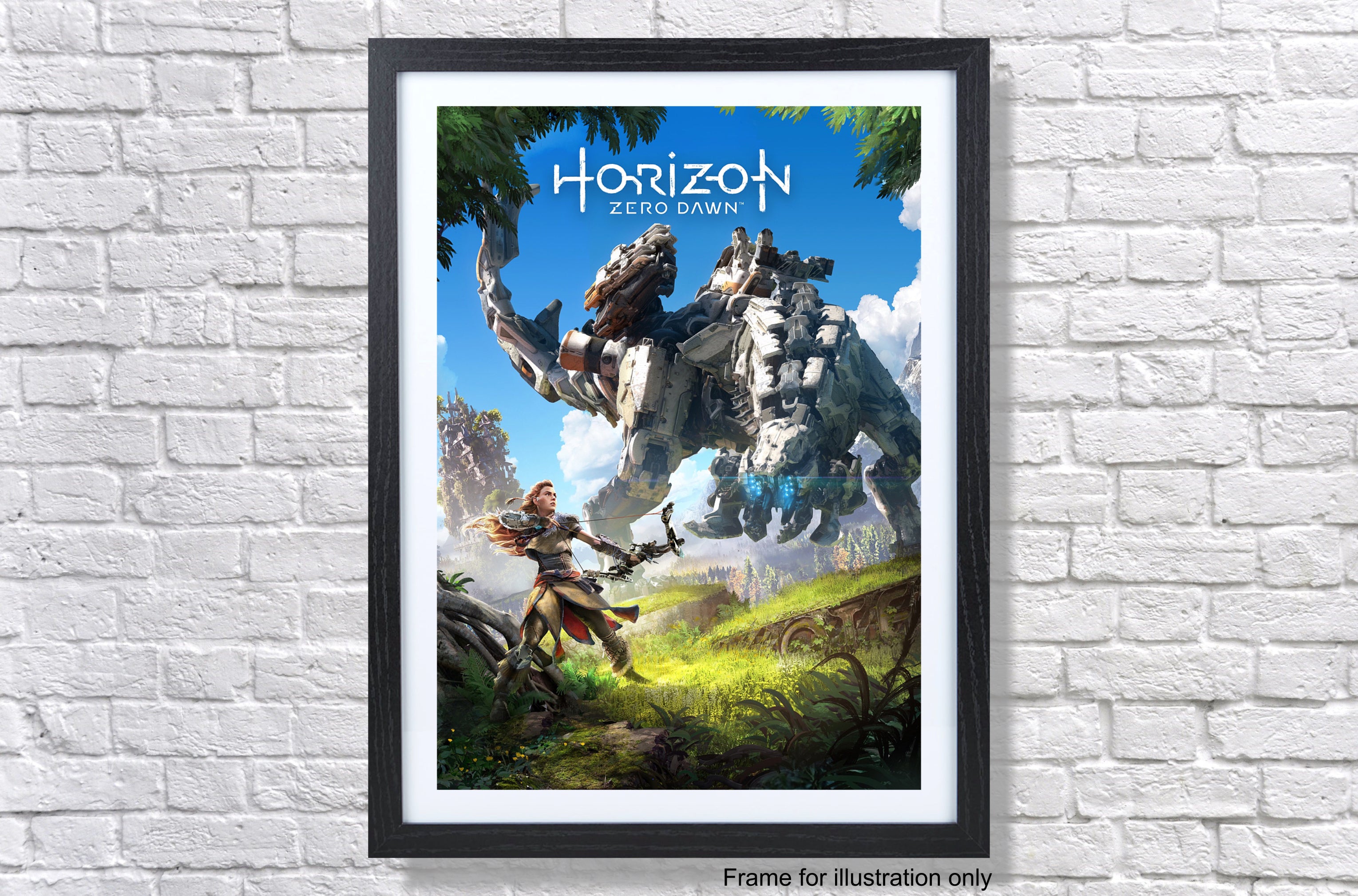 Horizon Zero Dawn Game Poster – Blackheart Prints